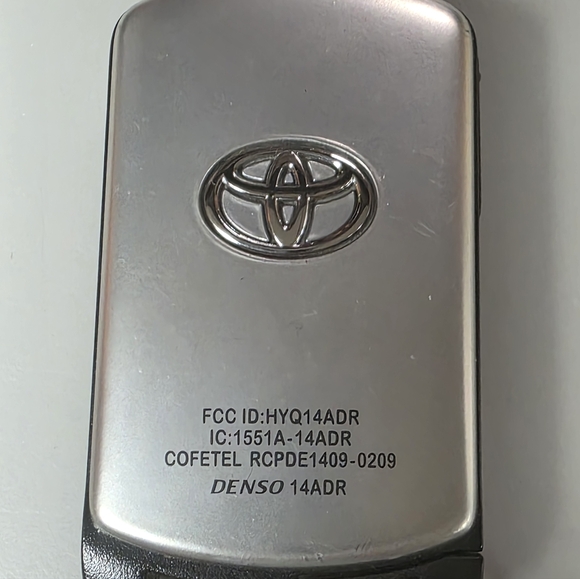 Car Audio, Video & GPS | Toyota Car Key Fob Silver And Black | Poshmark